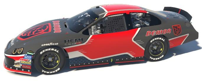 ARCA/Gen 4 Dodge Demon - Sim Stamped Numbers by Ed H. - Trading Paints