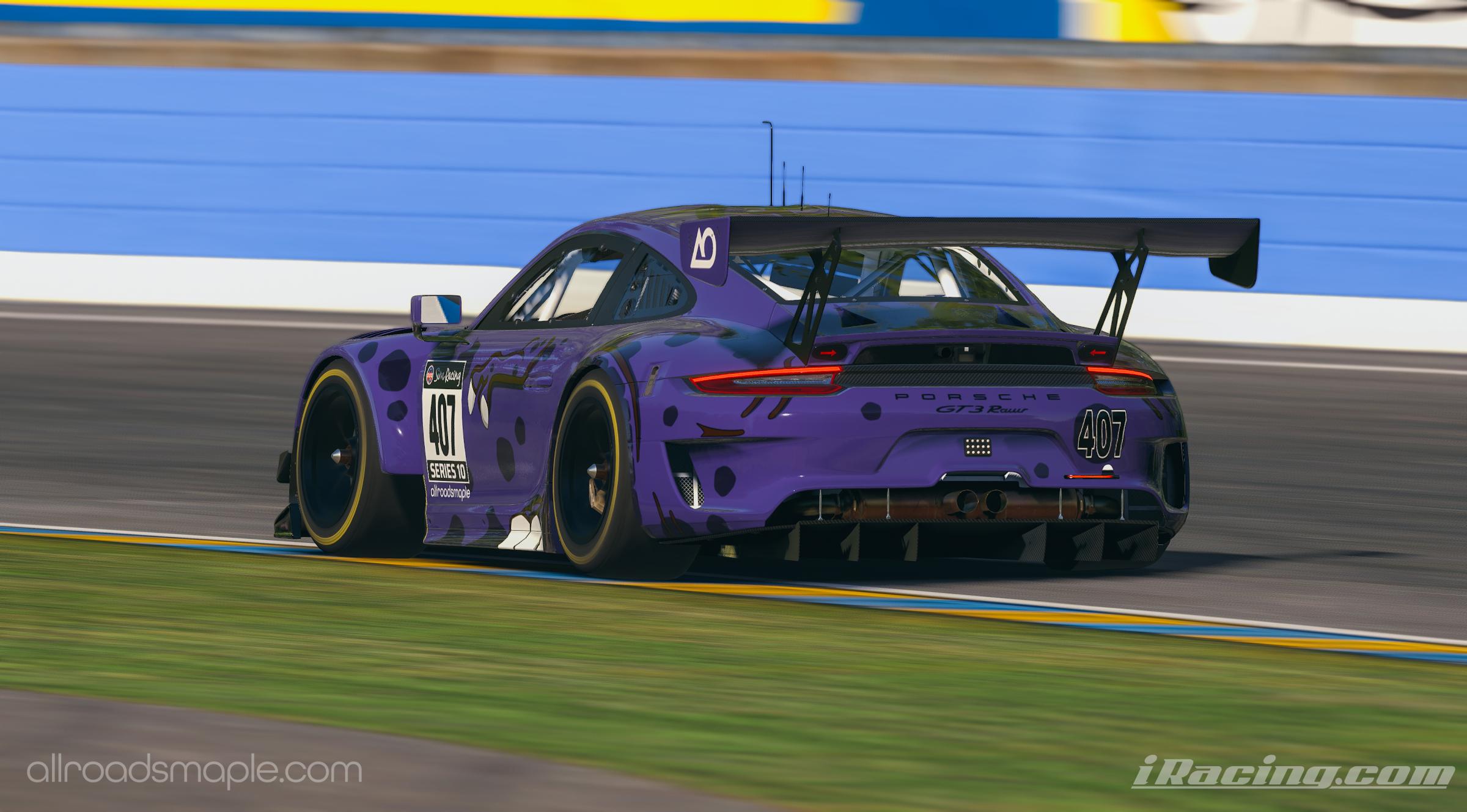 AO Racing GT3 Rawr Ultraviolet by Patryk Adamczyk - Trading Paints