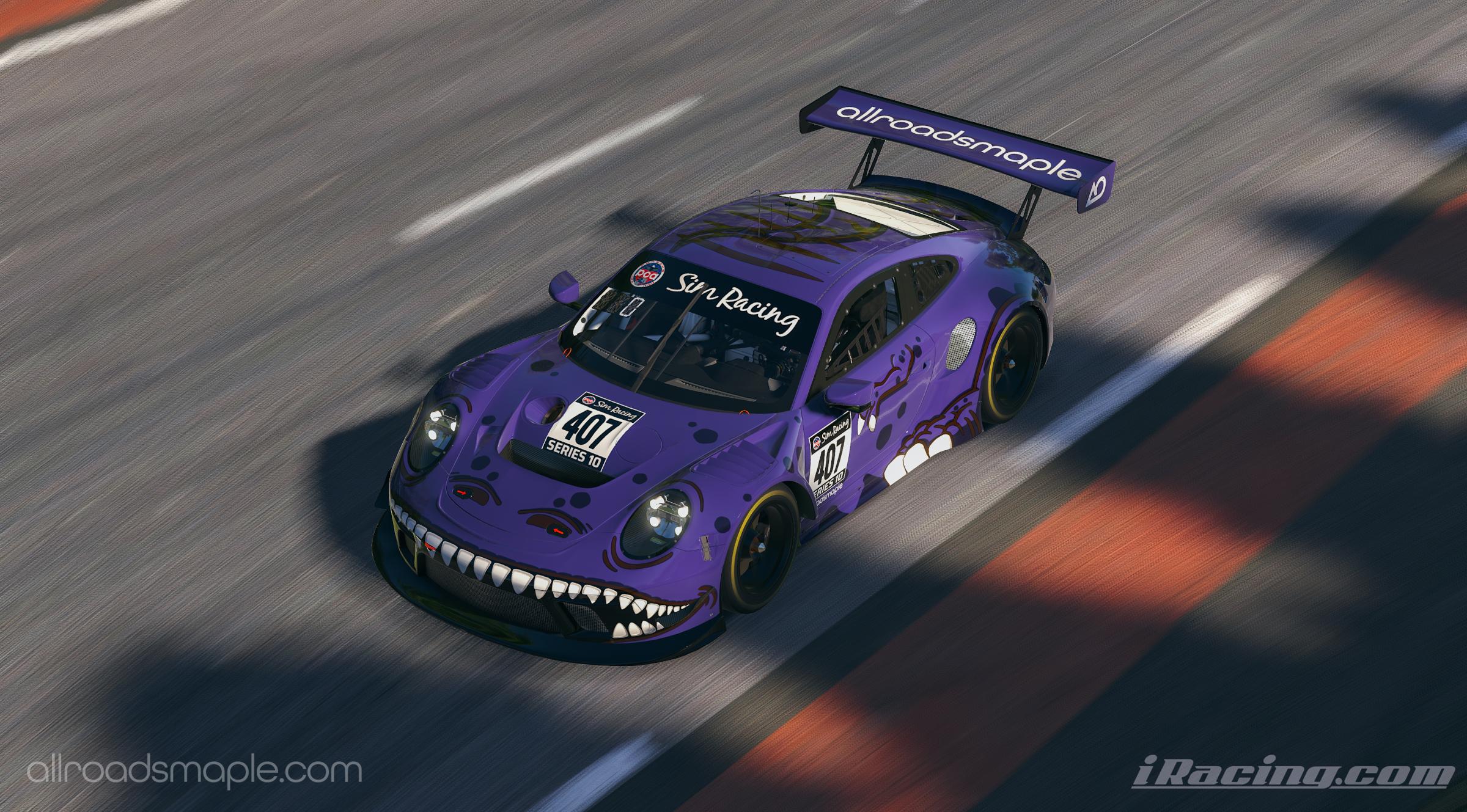 AO Racing GT3 Rawr Ultraviolet by Patryk Adamczyk - Trading Paints