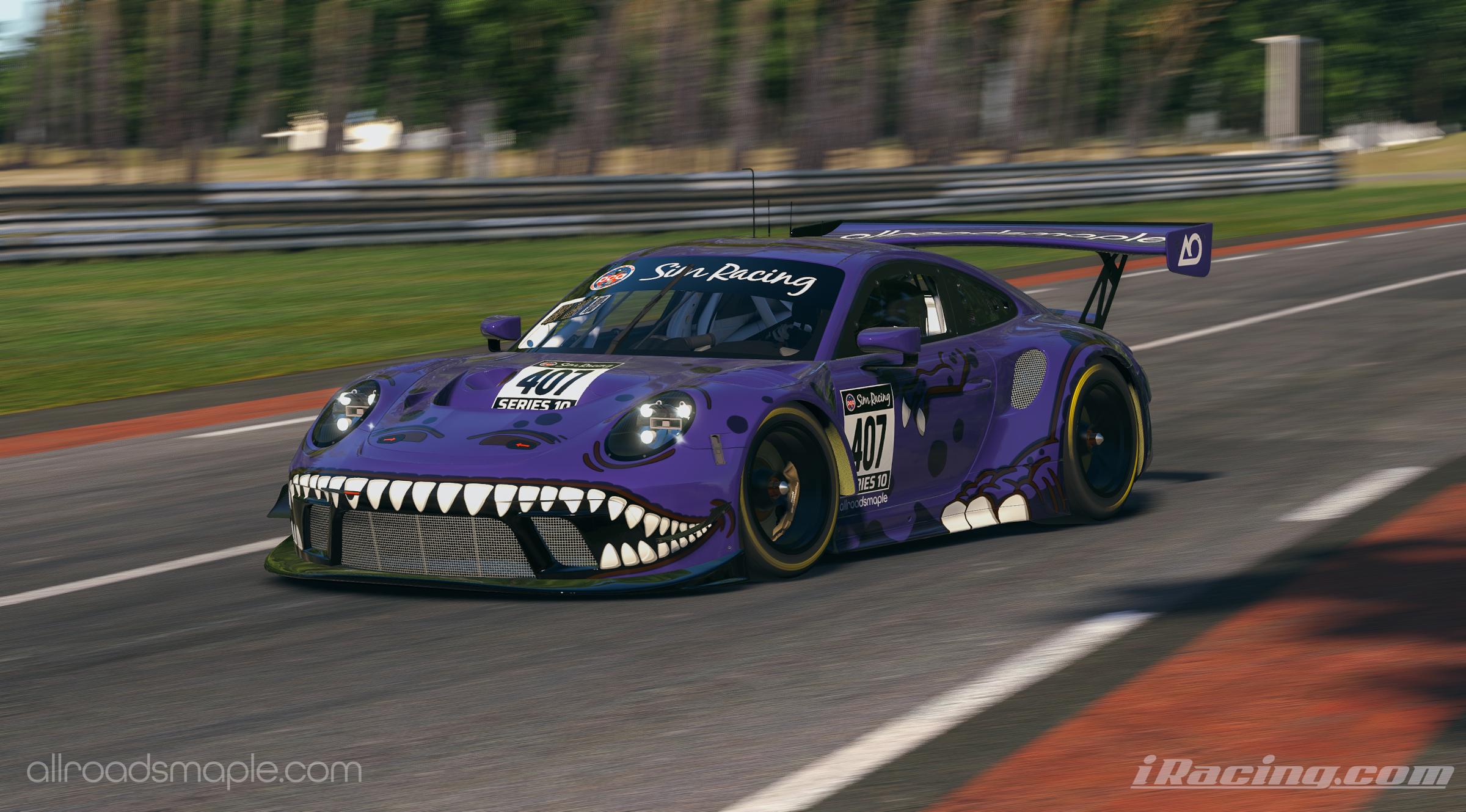 AO Racing GT3 Rawr Ultraviolet by Patryk Adamczyk - Trading Paints