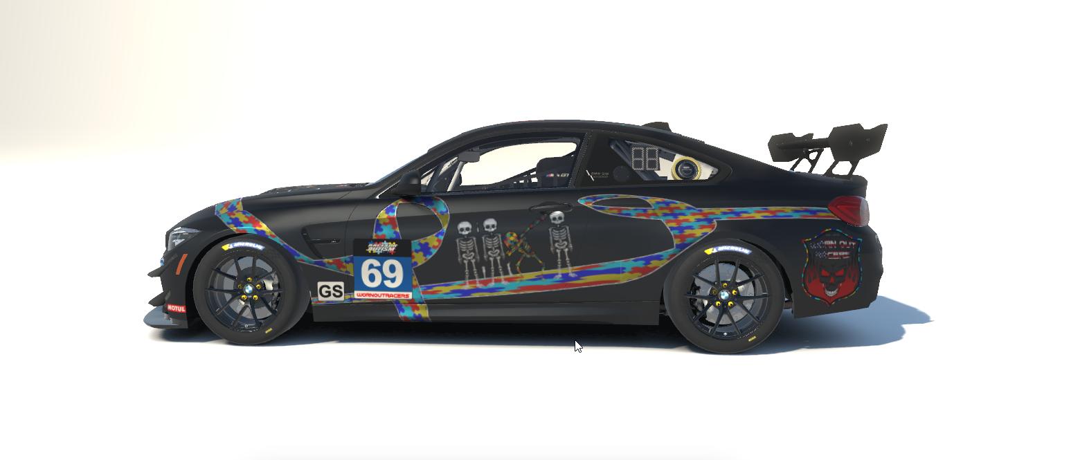 BMW M4 GT4 - Autism - Worn Out Racers 2 - by Sharky by Mark Axelson ...