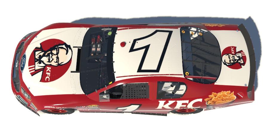 Kentucky Fried Chicken (KFC) ARCA Ford Mustang by Michael M. - Trading ...