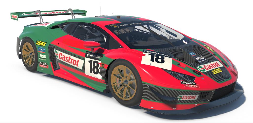 Castrol Lamborghini EVO GT3 pub by Gene Newell - Trading Paints