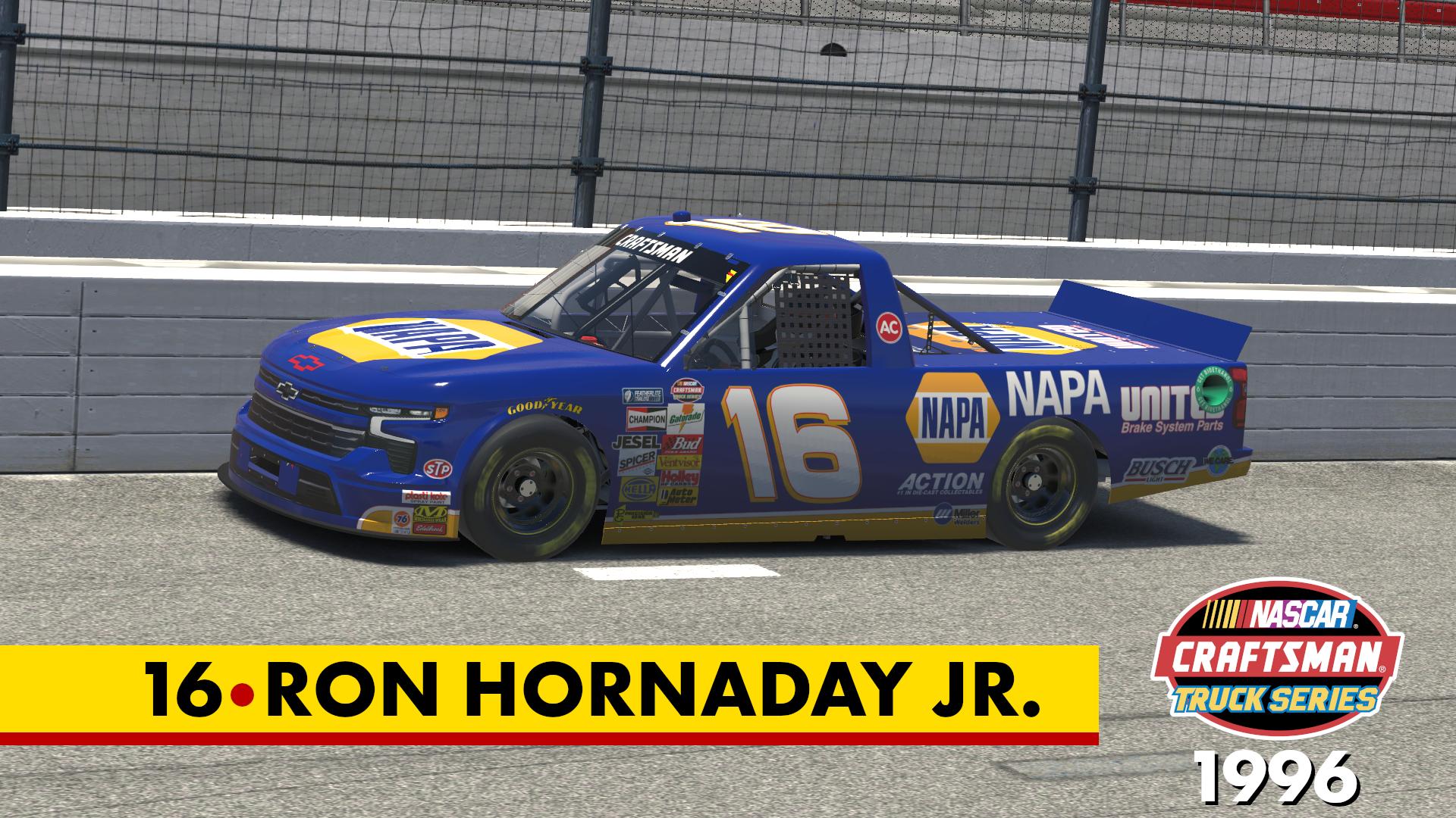 1996 Craftsman Truck Series | Ron Hornaday Jr. #16 by Corey Davis - Trading Paints