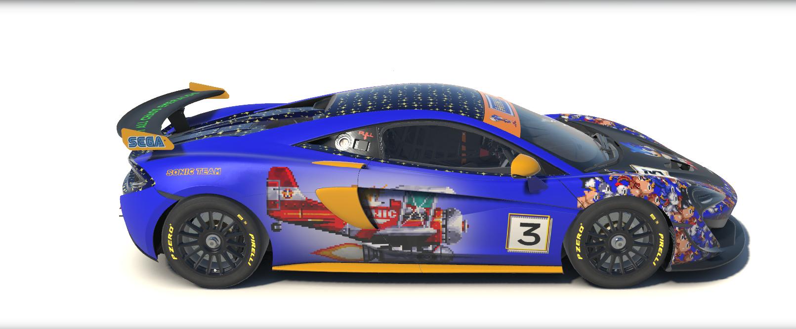 Sonic Team Mclaren GT4 by Artem C. - Trading Paints