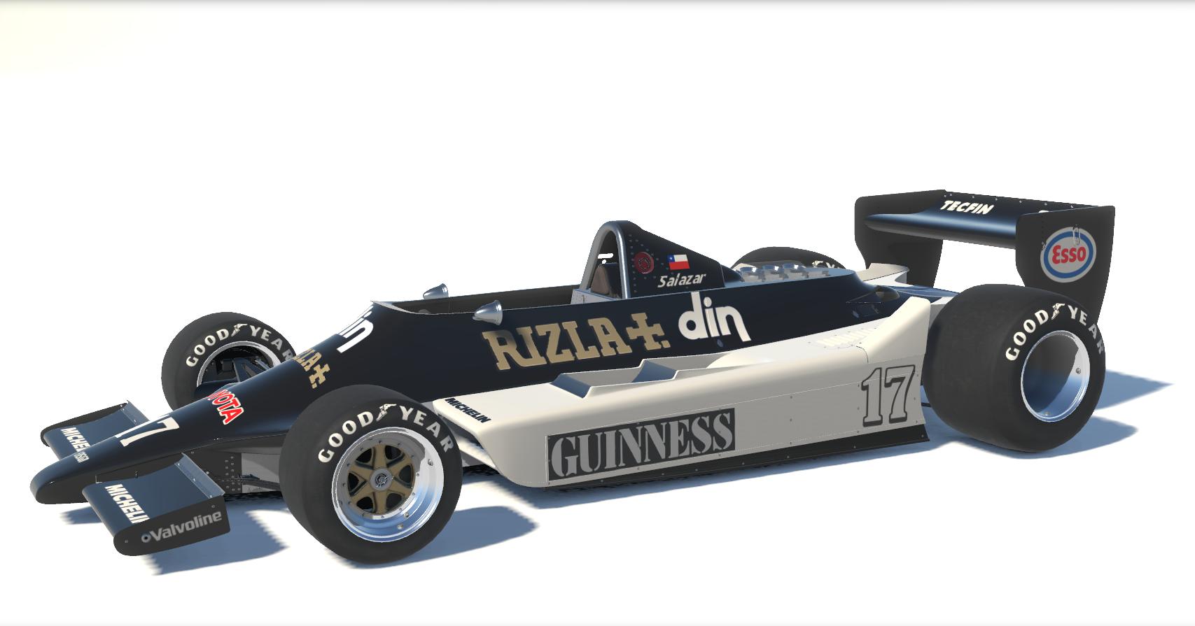 1981 Ensign Racing (Eliseo Salazar) by Juanmi Costa - Trading Paints