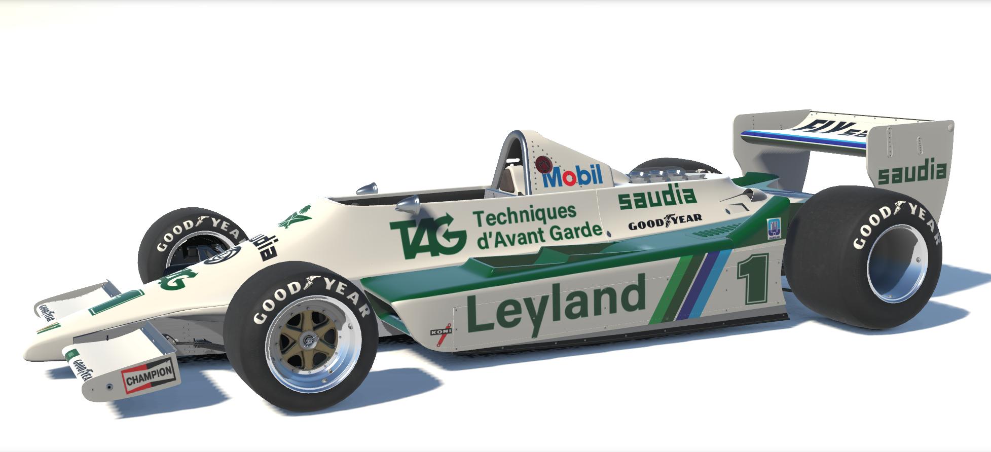 1981 Albilad/TAG Williams Racing Team by Juanmi Costa - Trading Paints