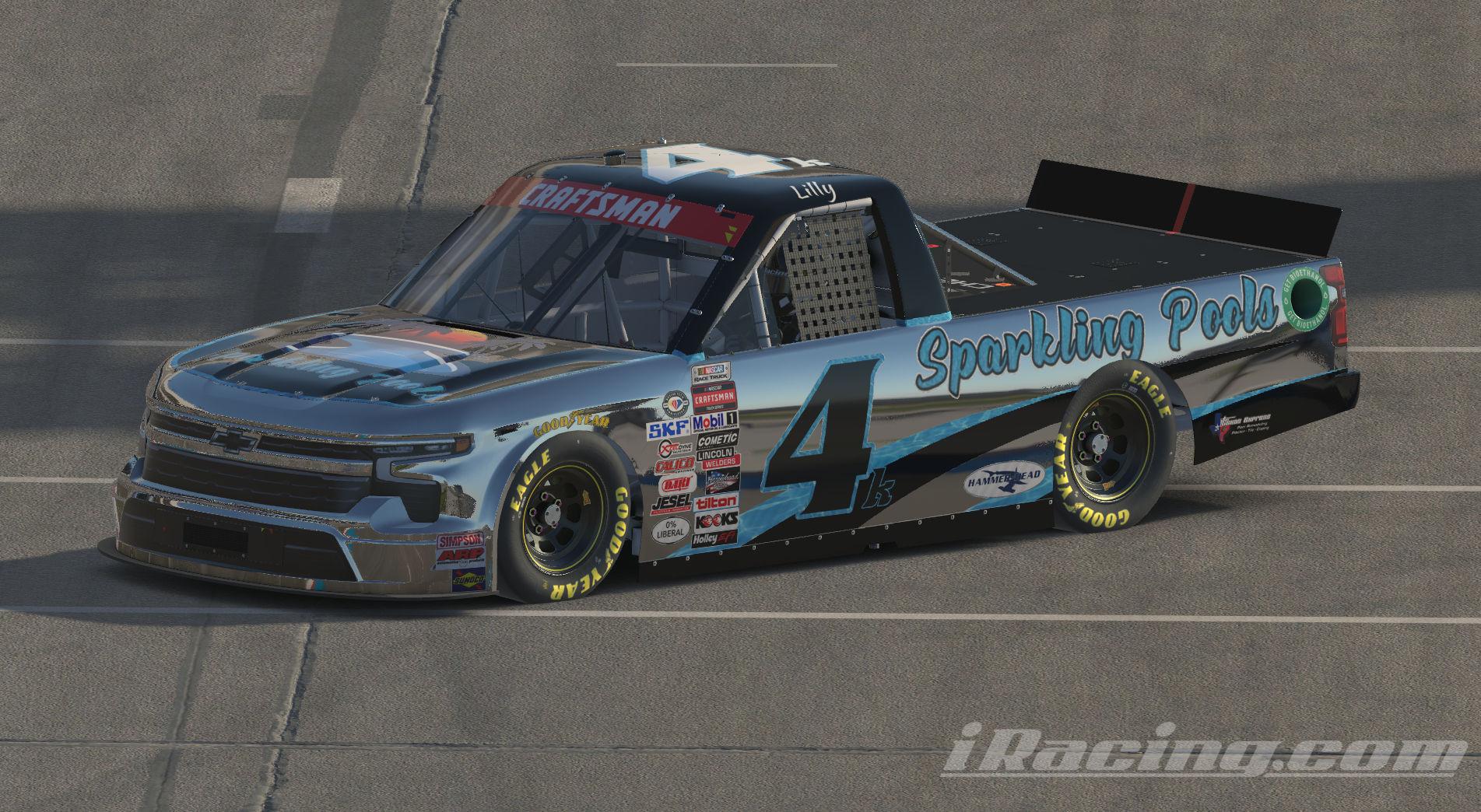 SPARKLING POOLS NASCAR CRAFTSMAN CHEVY TRUCK by Scott Van Ness ...