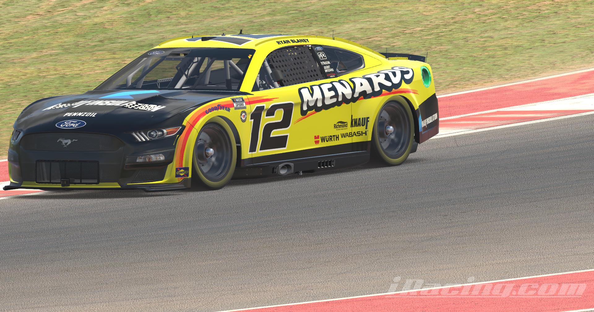#12 Ryan Blaney 2023 Knauf by Martin Roberg - Trading Paints