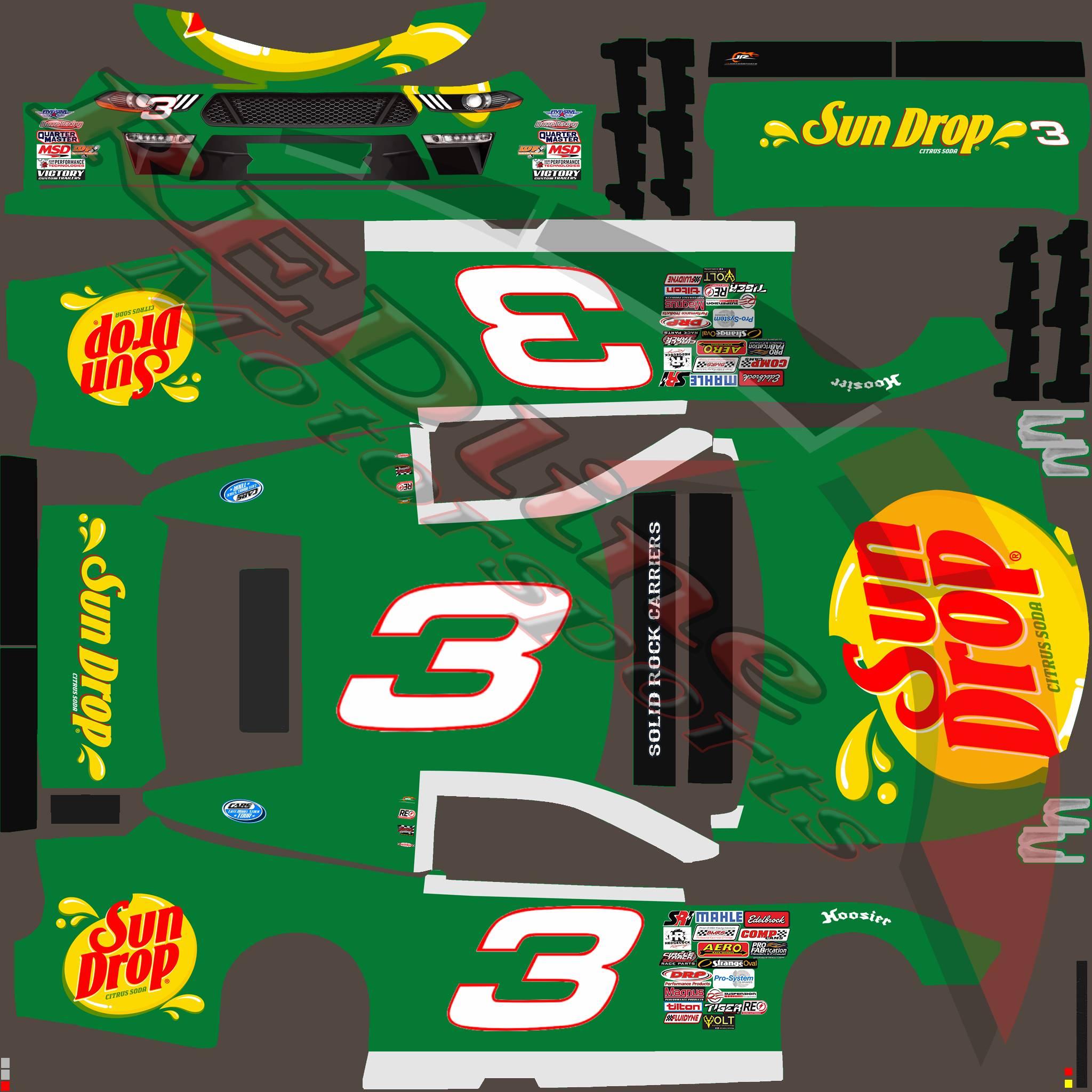 #3 Dale Jr Sun Drop Ford Mustang Late Model Stock by Dylan Coutu ...