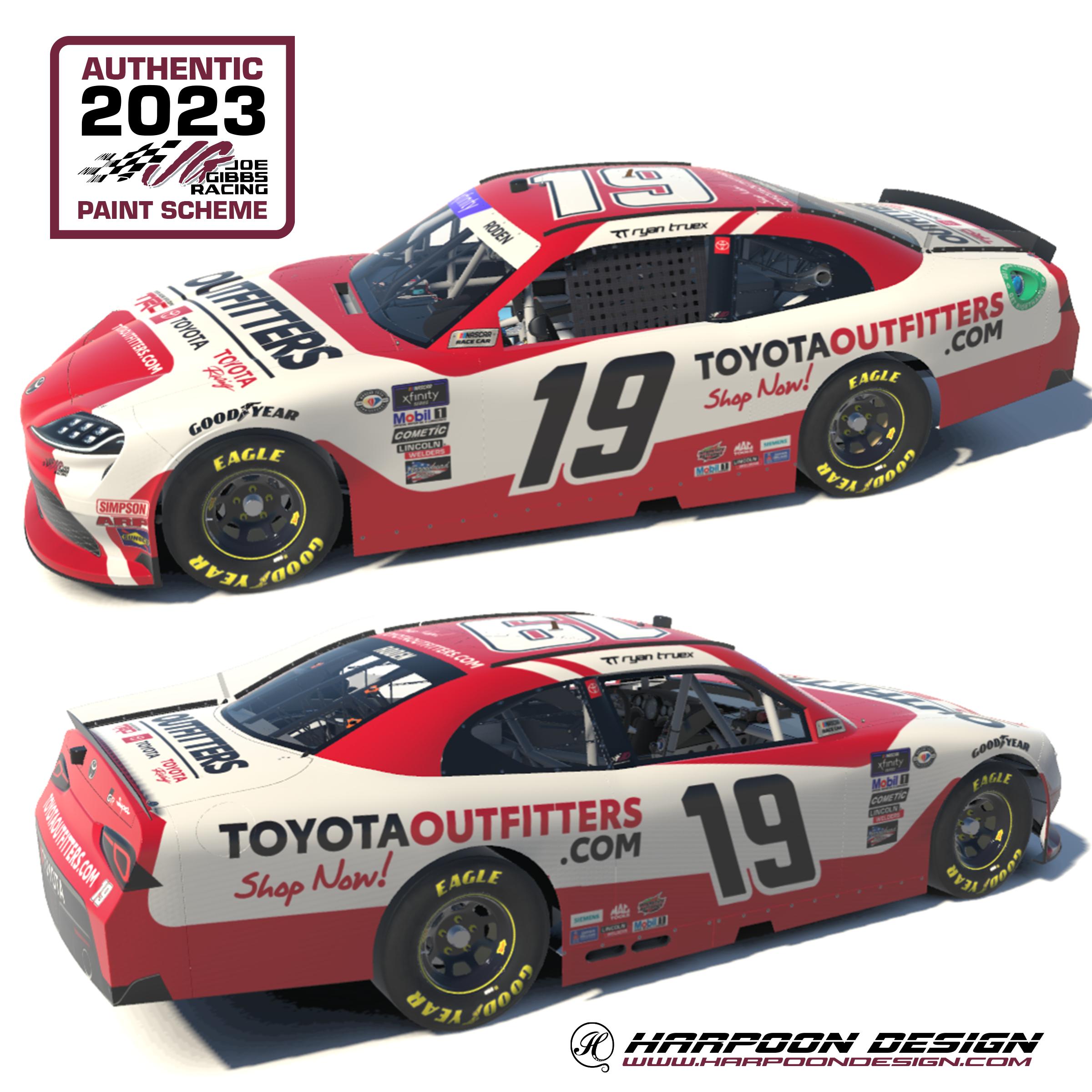 2023 Ryan Truex Toyota Outfitters Supra by Brantley Roden - Trading Paints