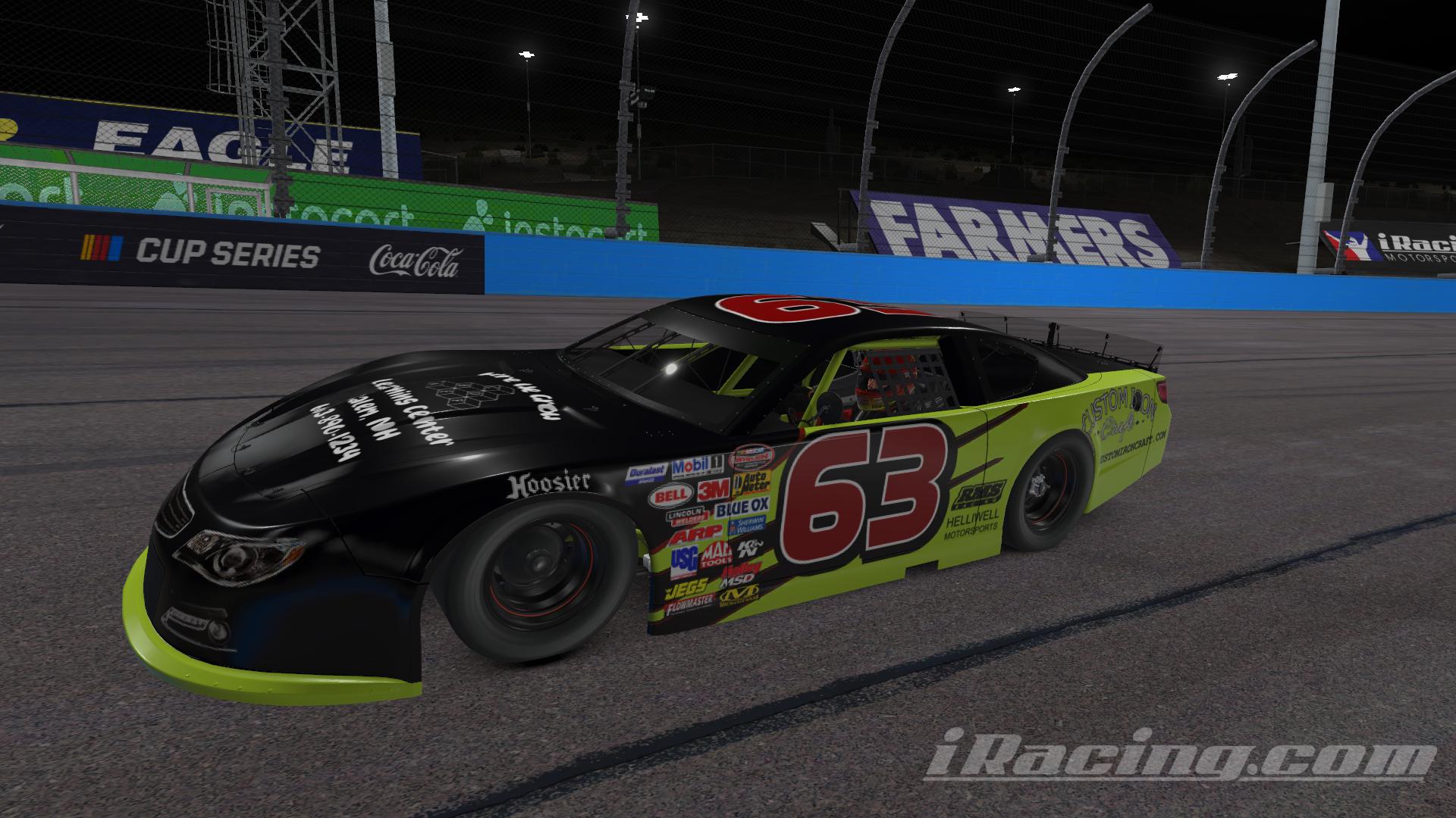 #63 RMS Racing Super Late Model by Zachary Fraser - Trading Paints