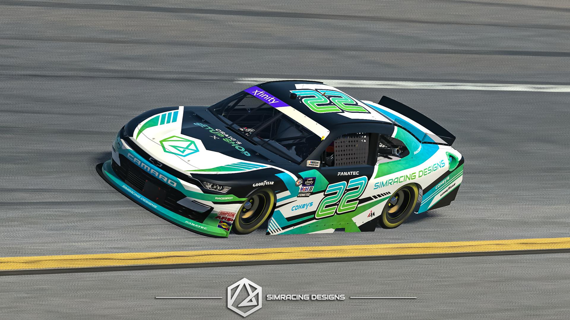 Sim Racing Designs NASCAR XFINITY Camaro by David J. G. - Trading Paints