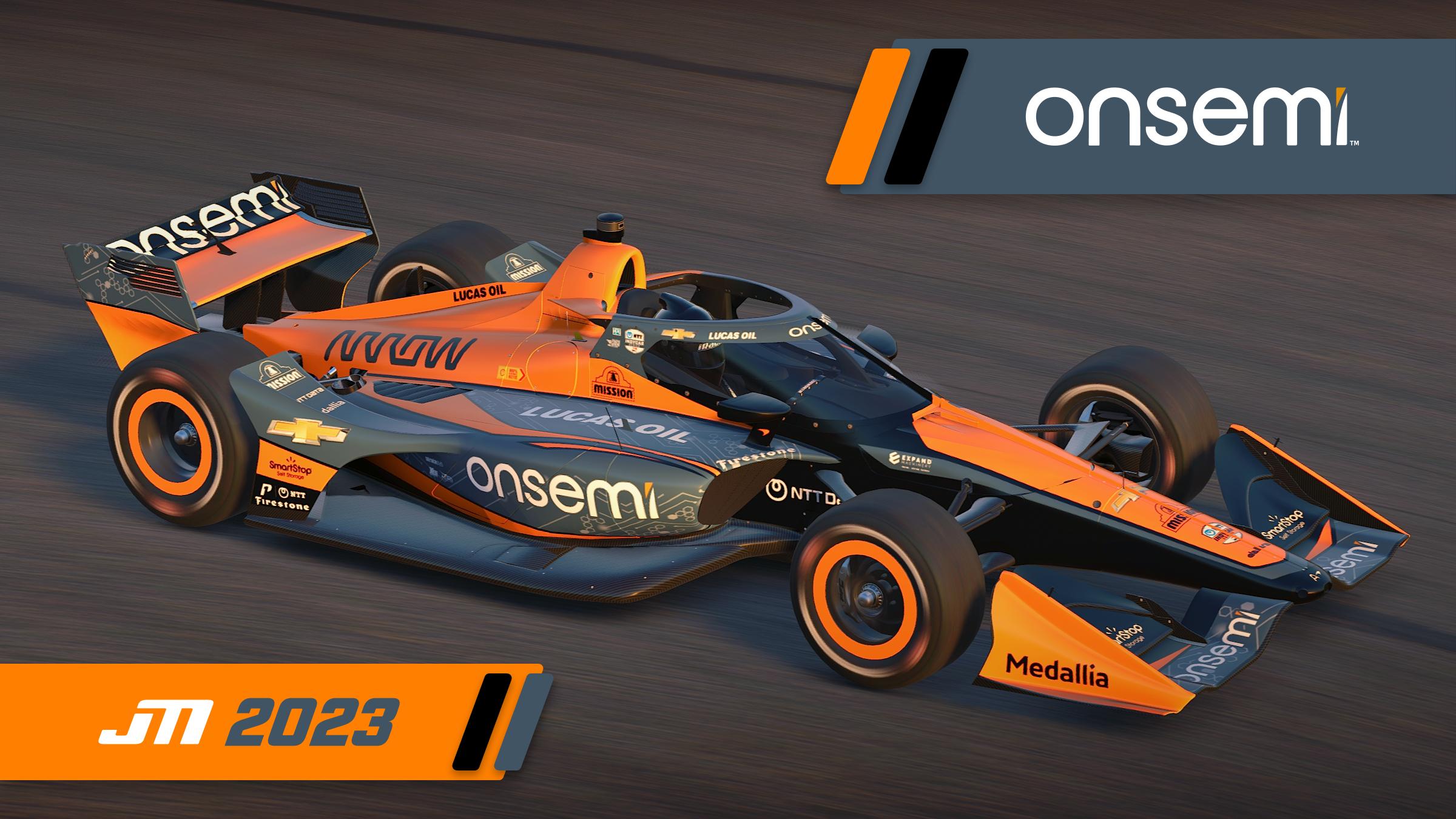 2023 Felix Rosenqvist Onsemi Dallara IR18 by Jeff McKeand - Trading Paints