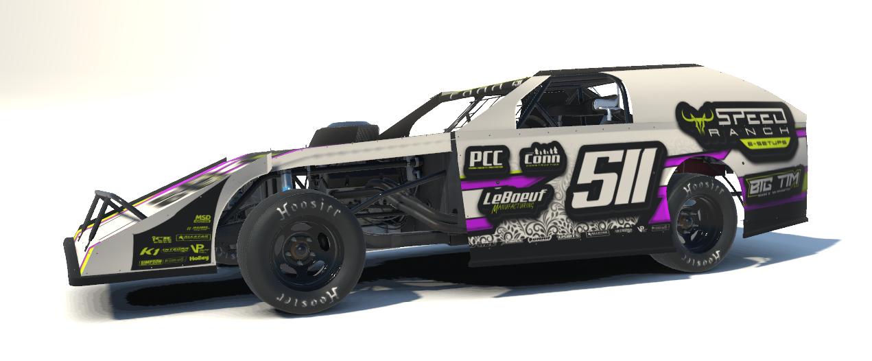 Dirt UMP Modified 511 trent conn purp & yellow by Jaxson Reitzler ...