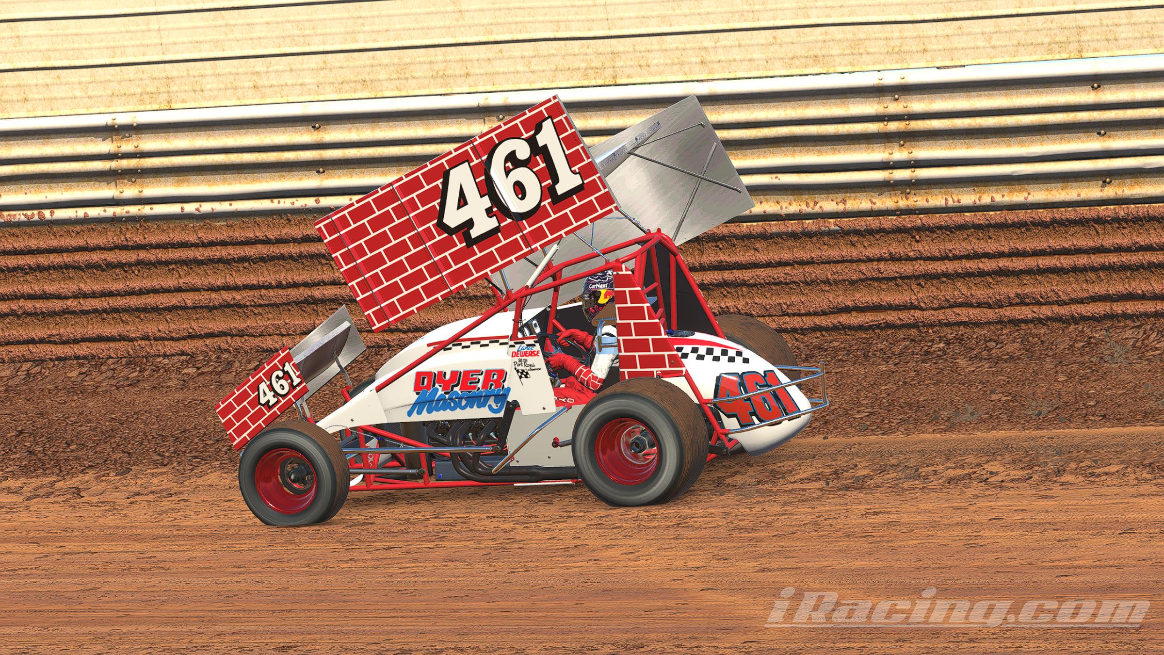 Lance Dewease 1994 Dyer Masonry 461 Sprint Car by Brady Beavers ...