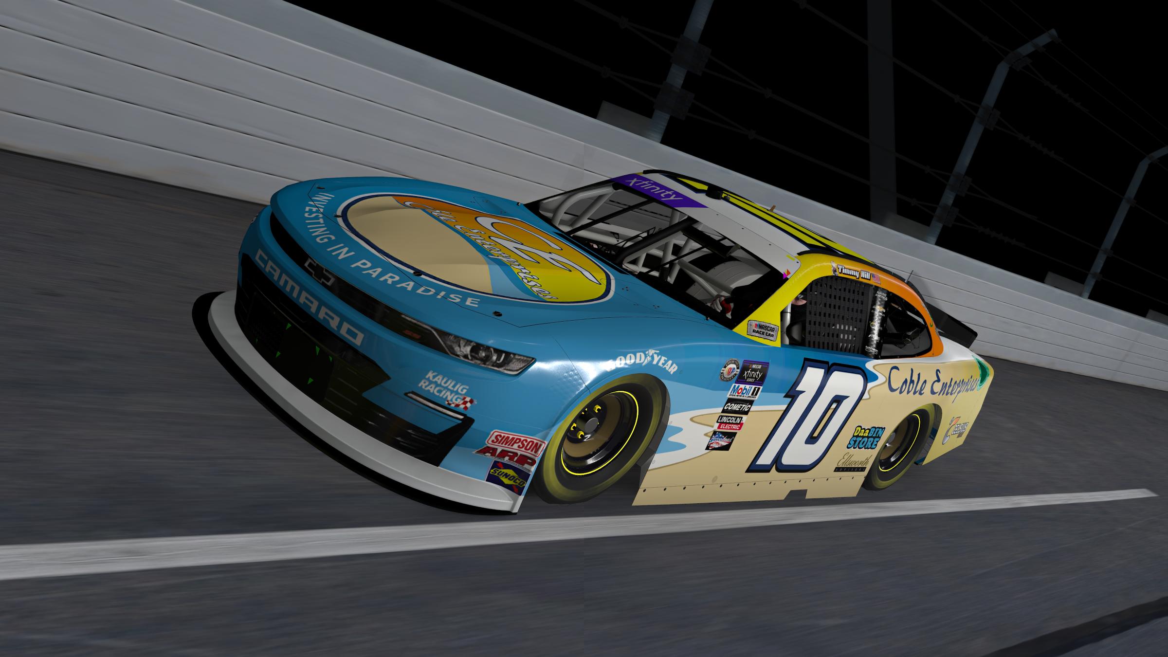 2023 Timmy Hill Kaulig Racing Coble Enterprises Xfinity scheme concept ...