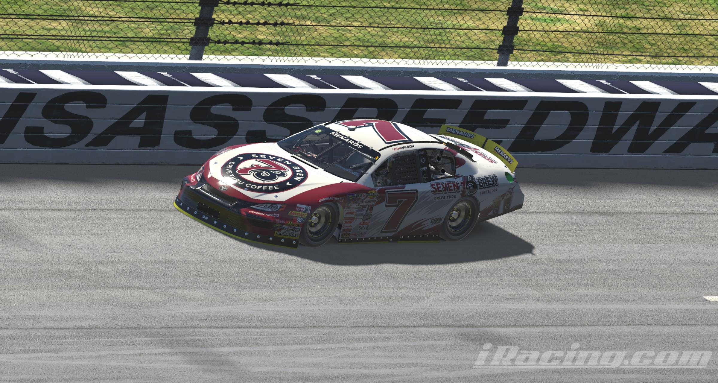 Matt Wilson #7 7 Brew CCM Racing Camry ARCA Gen 4 by Landon Rock ...