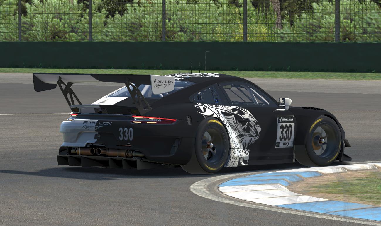 Flyin Lion Racing - Black and White by Jochem Bakker - Trading Paints