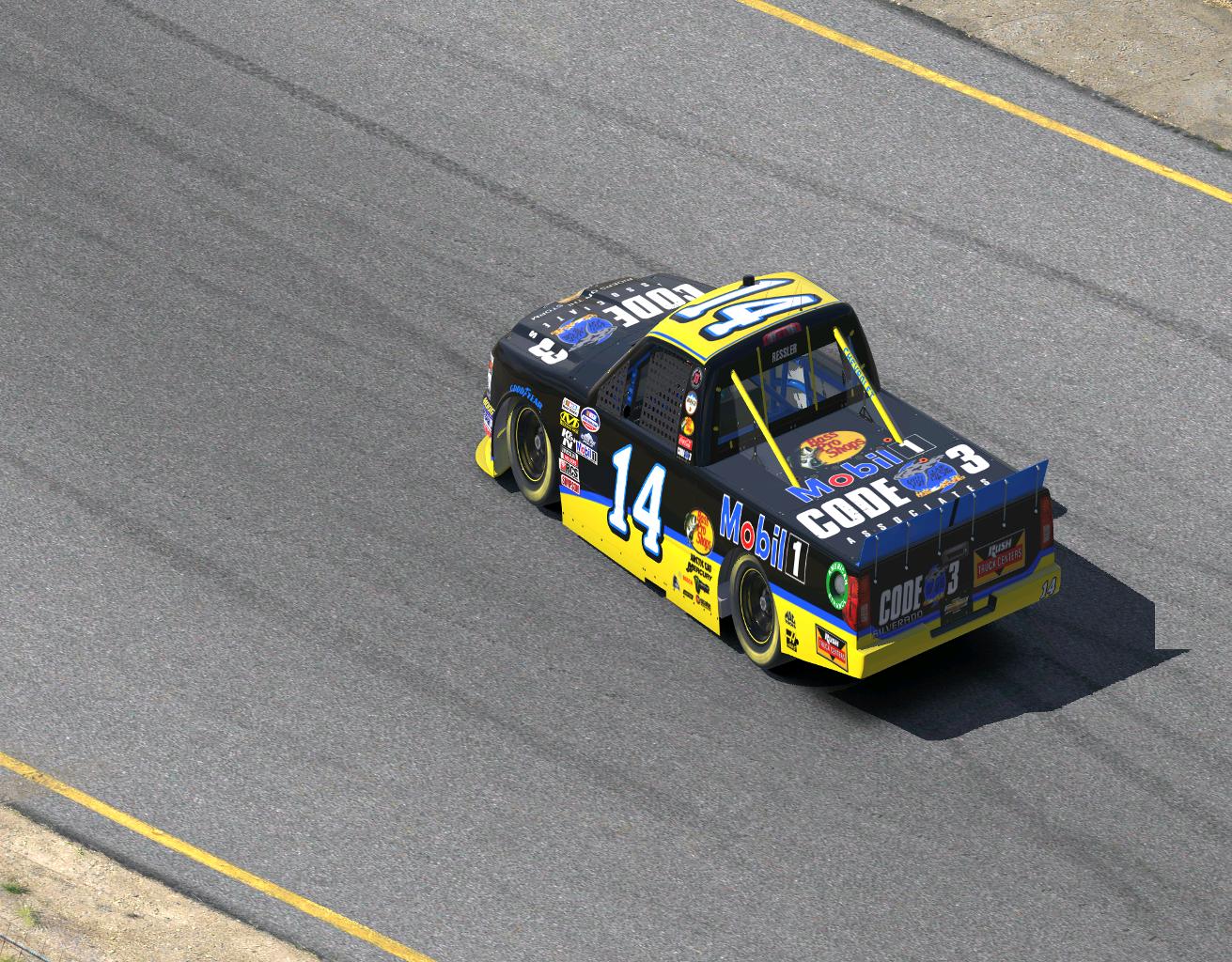 Tony Stewart Code 3 Mobil 1 2016 Silverado Fic by Todd Ressler ...