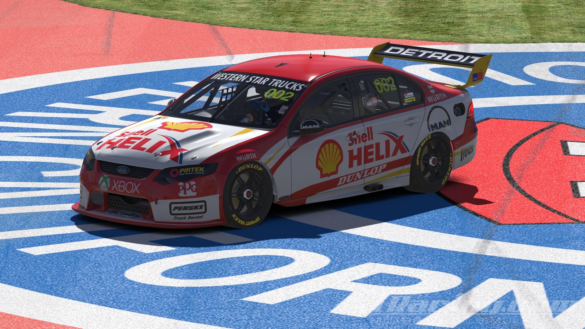 Shell Helix Ford Falcon V8 by Chris Bull - Trading Paints
