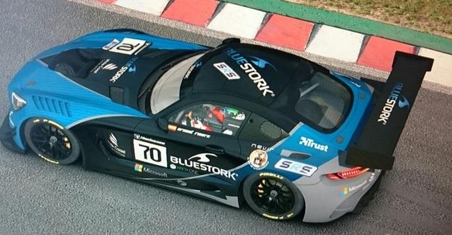 Mercedes AMG GT3 SRS BLUE 2016 GABRIEL by Gabriel Pérez - Trading Paints