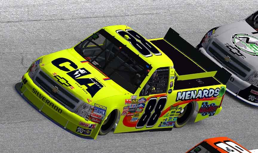 menards truck by Rodney Evans - Trading Paints