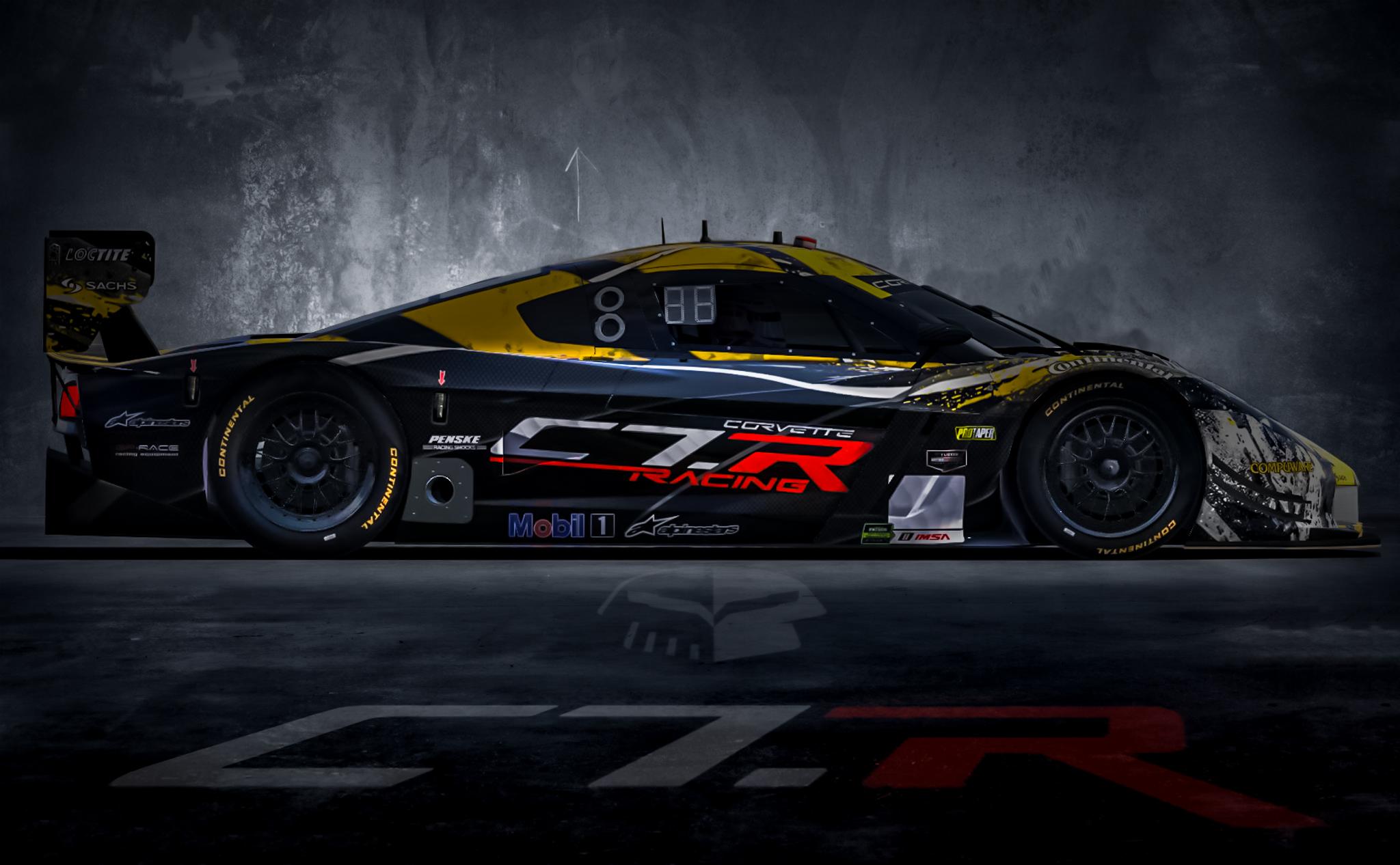 Corvette Racing C7-R by Paul Mansell - Trading Paints