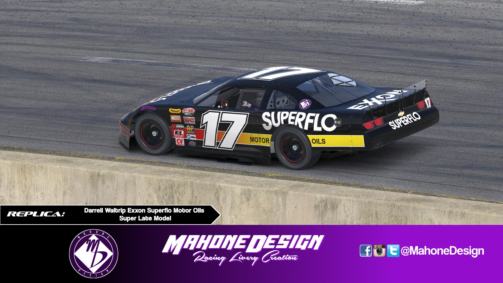 Darrell Waltrip 1989 Superflo Super Late Model by Anthony Mahone ...