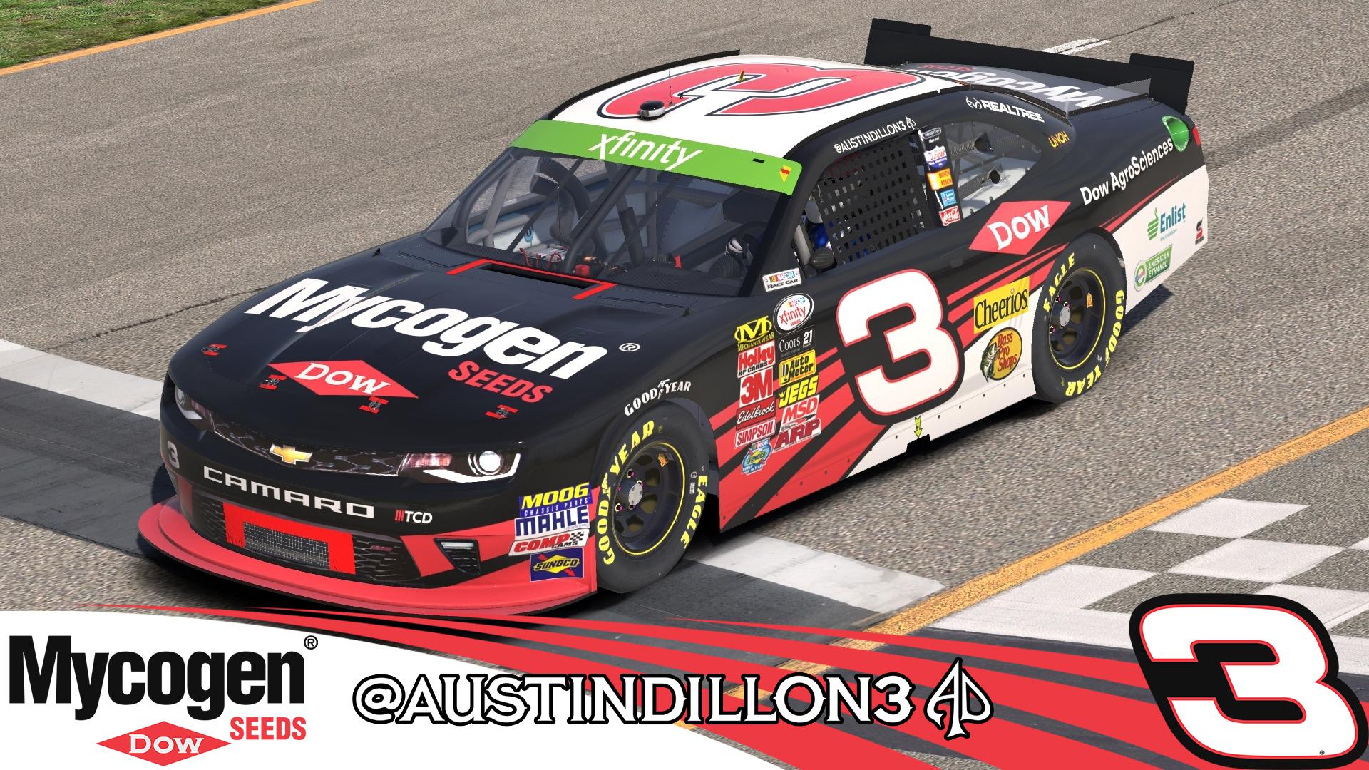 Austin Dillon - Dow Mycogen Seeds by Timothy Collier - Trading Paints