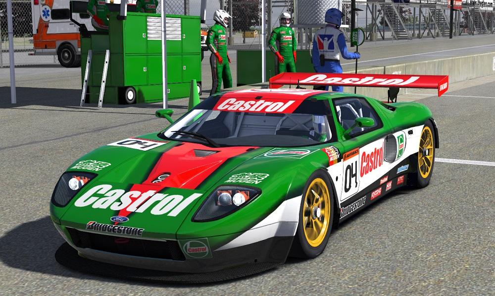 Castrol Ford GT GT3 by Bruce Funderburg - Trading Paints