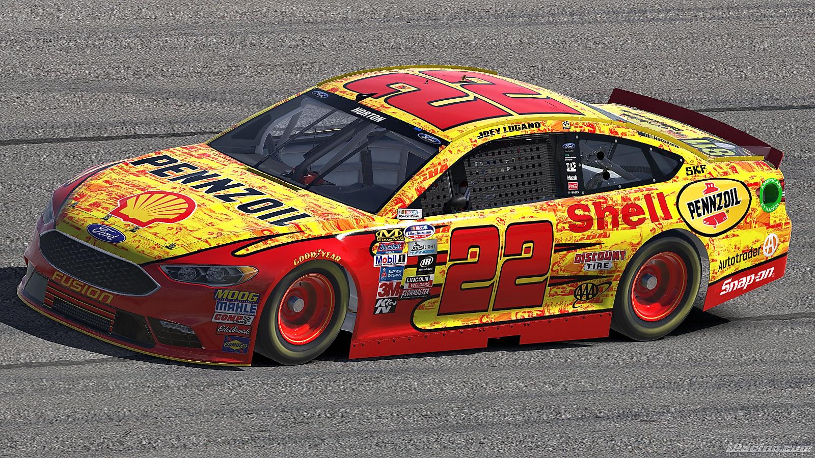 2016 Joey Logano Shell Pennzoil Brickyard 400 by Ben Horton - Trading ...