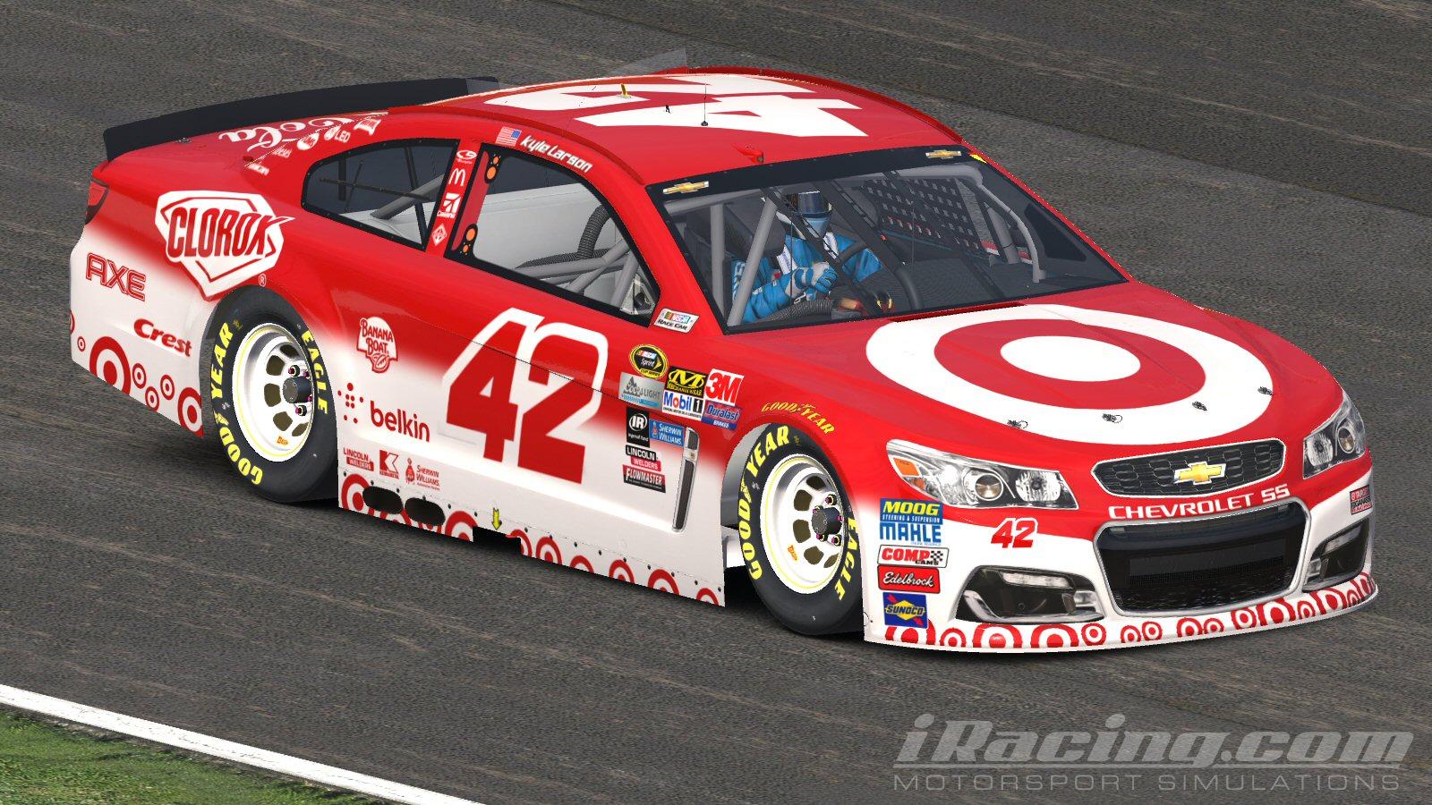 Kyle Larson Target Chevy All Star Race by Ryan Nichols2 - Trading Paints