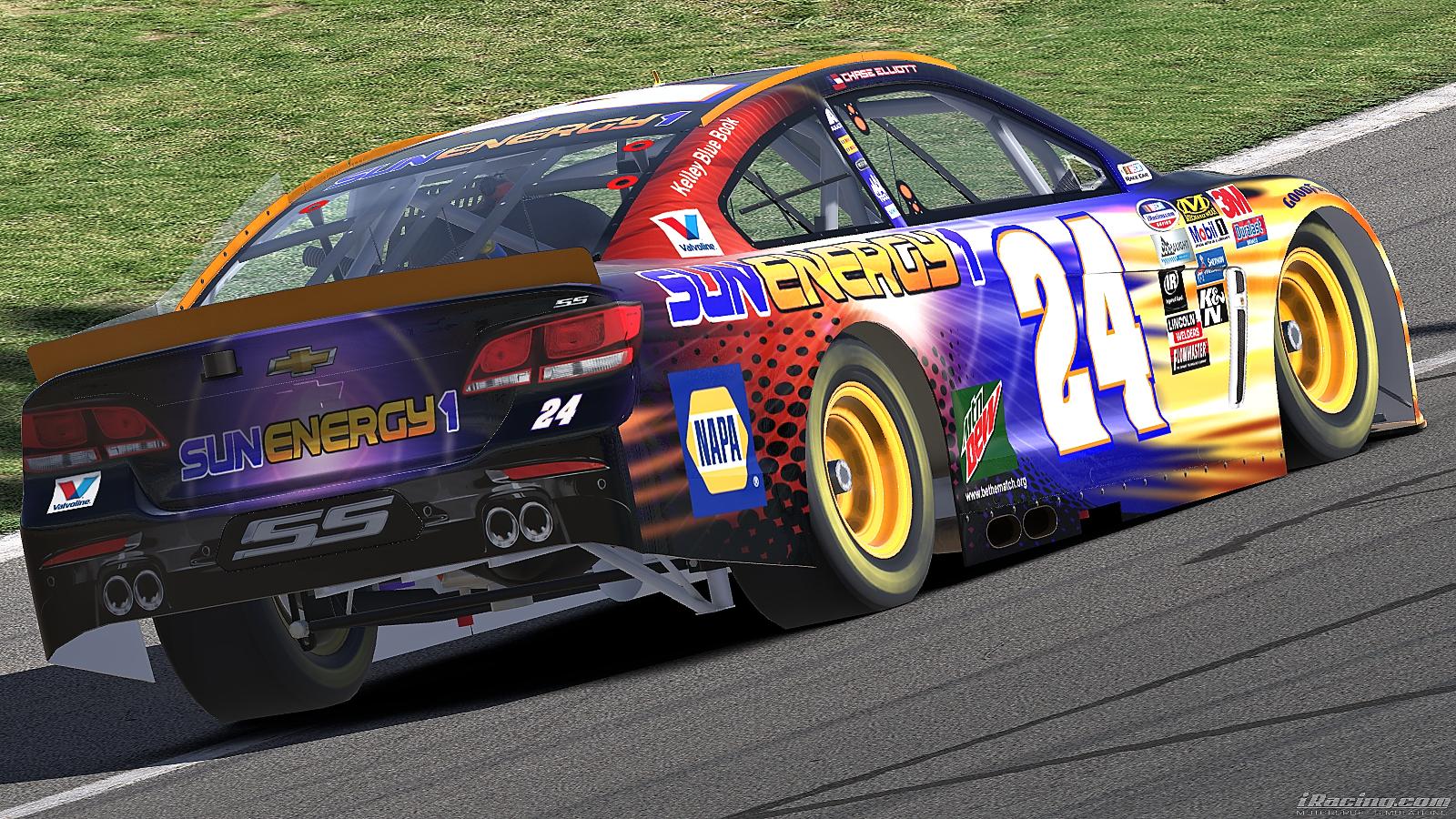 2016 Chase Elliott Sun Energy 1 Watkins Glen by Ben Horton - Trading Paints