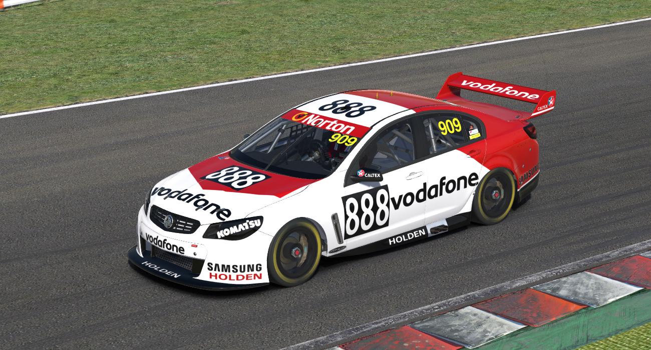 Retro 888 Vodafone Racing by Dave Janssen - Trading Paints