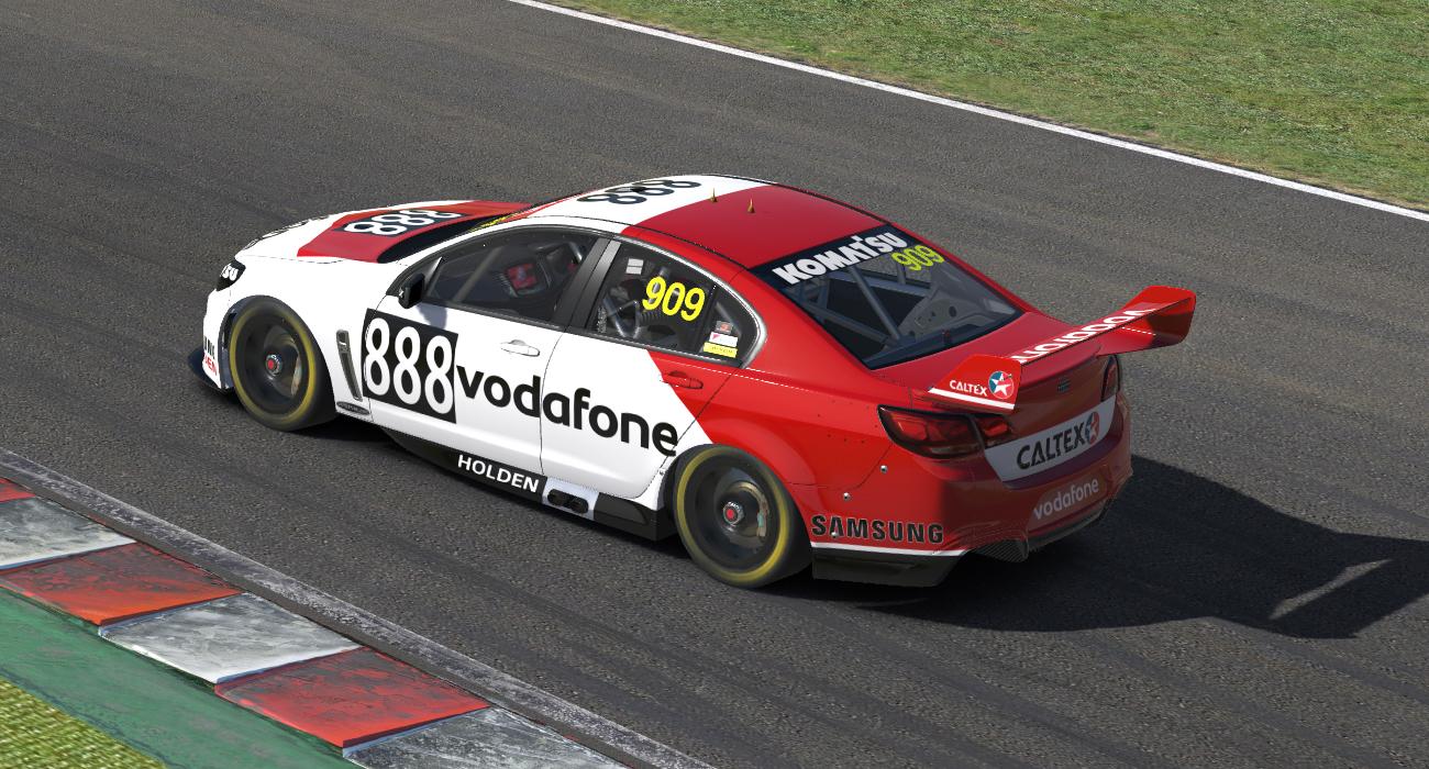 Retro 888 Vodafone Racing by Dave Janssen - Trading Paints