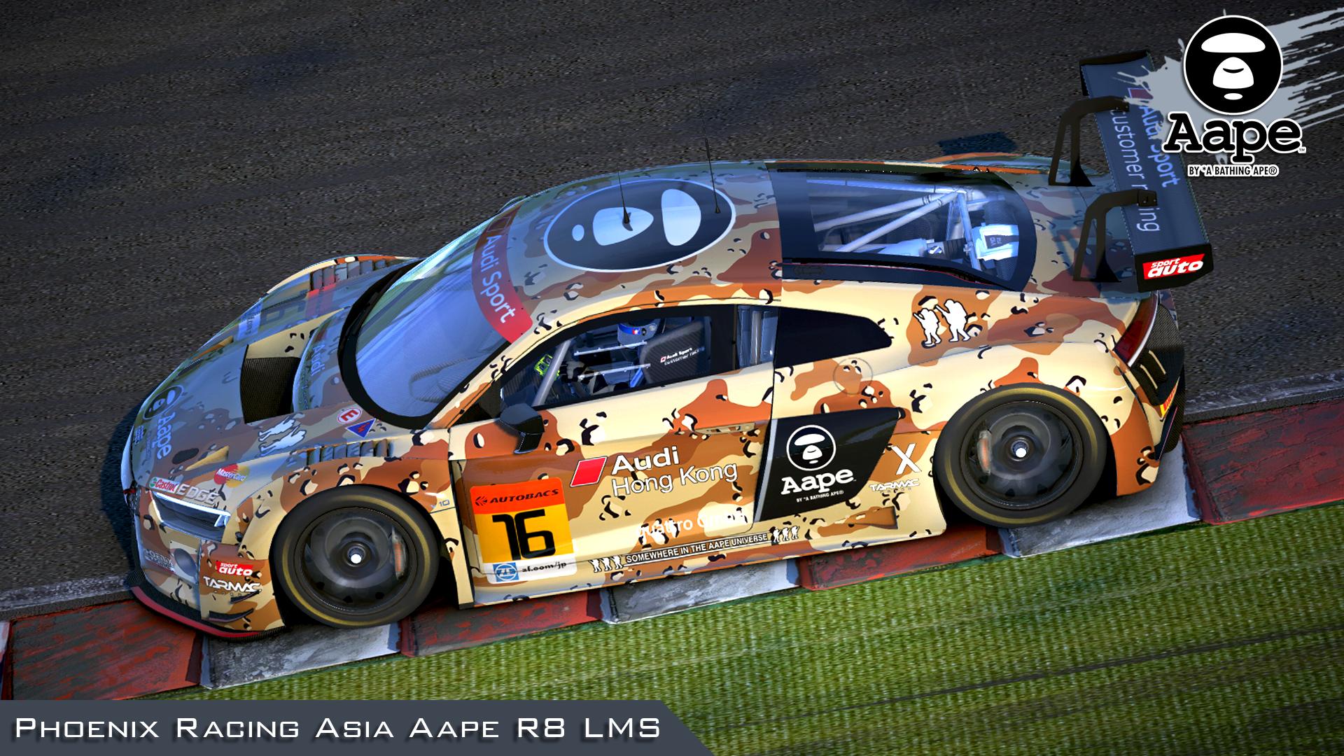Phoenix Racing Asia "Chocolate Chip" Desert Camo R8 LMS (Audi R8 LMS ...