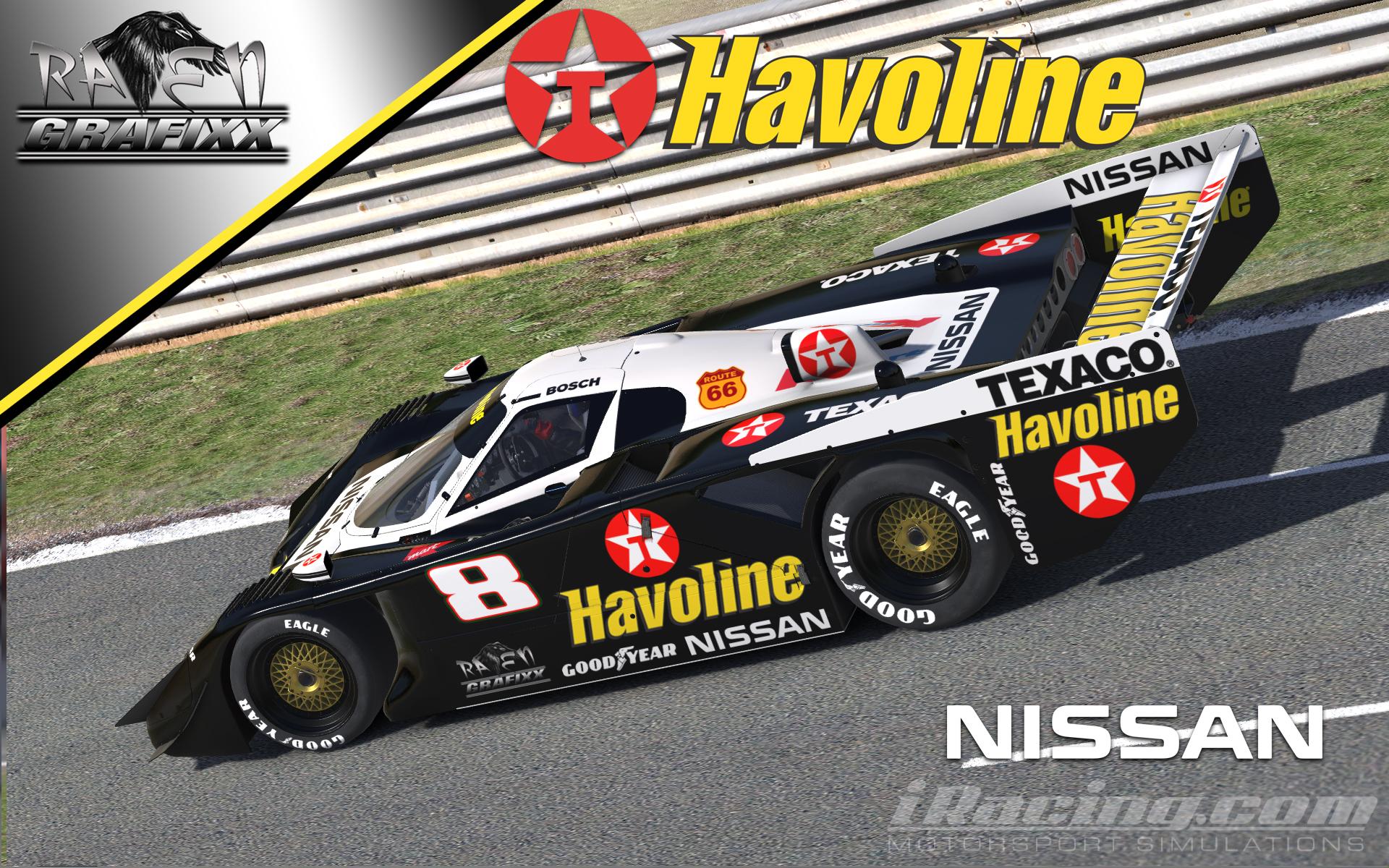 Havoline Nissan GTP ZXT by Doyle Lowrance - Trading Paints