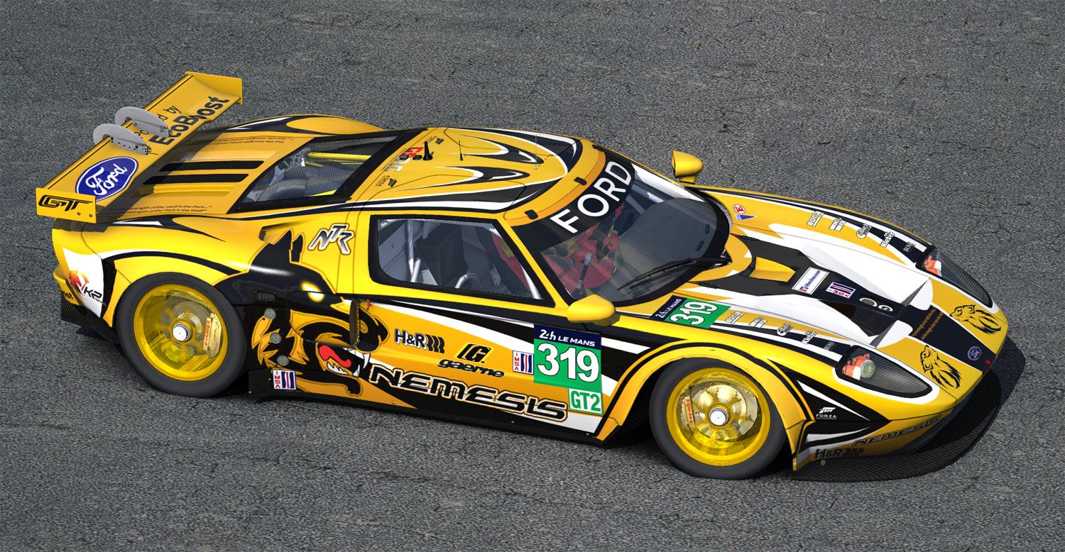 Nemesis Ford GT by Warren McGary - Trading Paints