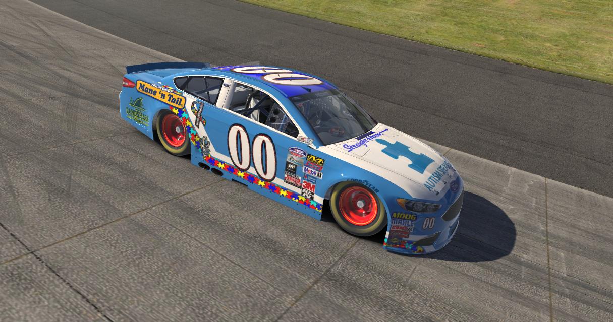 Mane n Tail (Autism Speaks) by Vincent Crow - Trading Paints