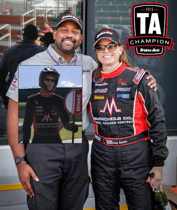 Amy Ruman Trans-Am Racing Suit by James Prostell Jr. - Trading Paints