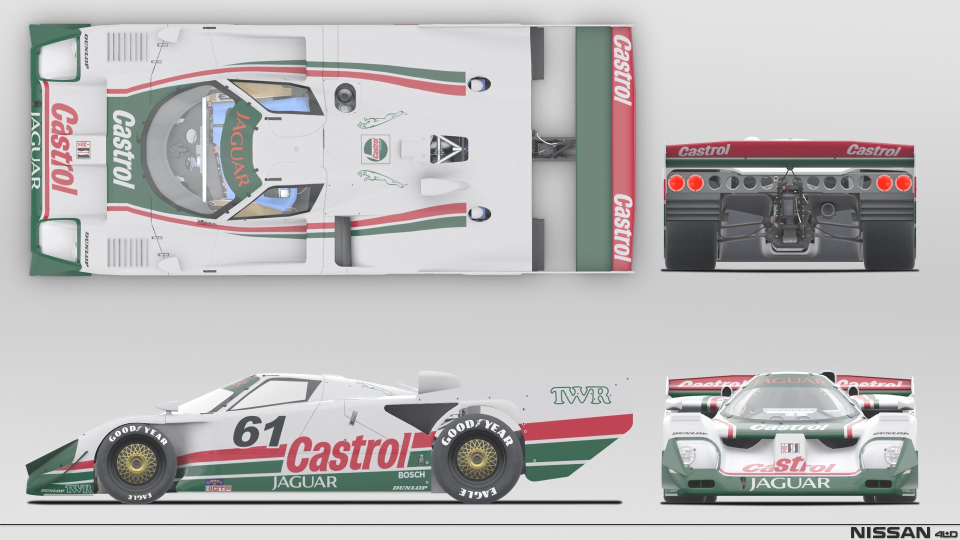 Castrol / Jaguar Racing [1989] #61 by Peter Leonard - Trading Paints