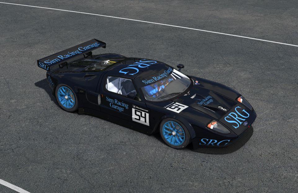 Ford GT GT3 Sim Racing Garage by Barry Rowland - Trading Paints