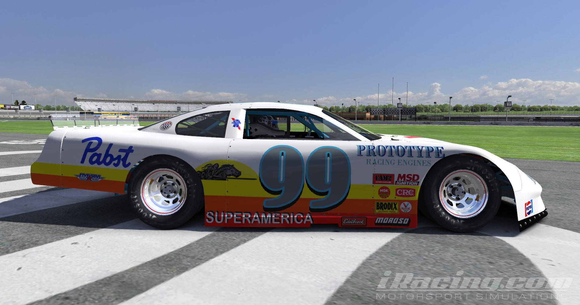 Dick Trickle ASA PBR Paint Scheme by Matt Ballard - Trading Paints Dick Trickle ASA PBR Paint Scheme by Matt Ballard - Trading Paints