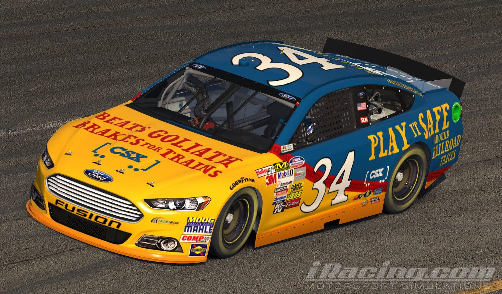 2014 David Ragan CSX by James Gutta - Trading Paints