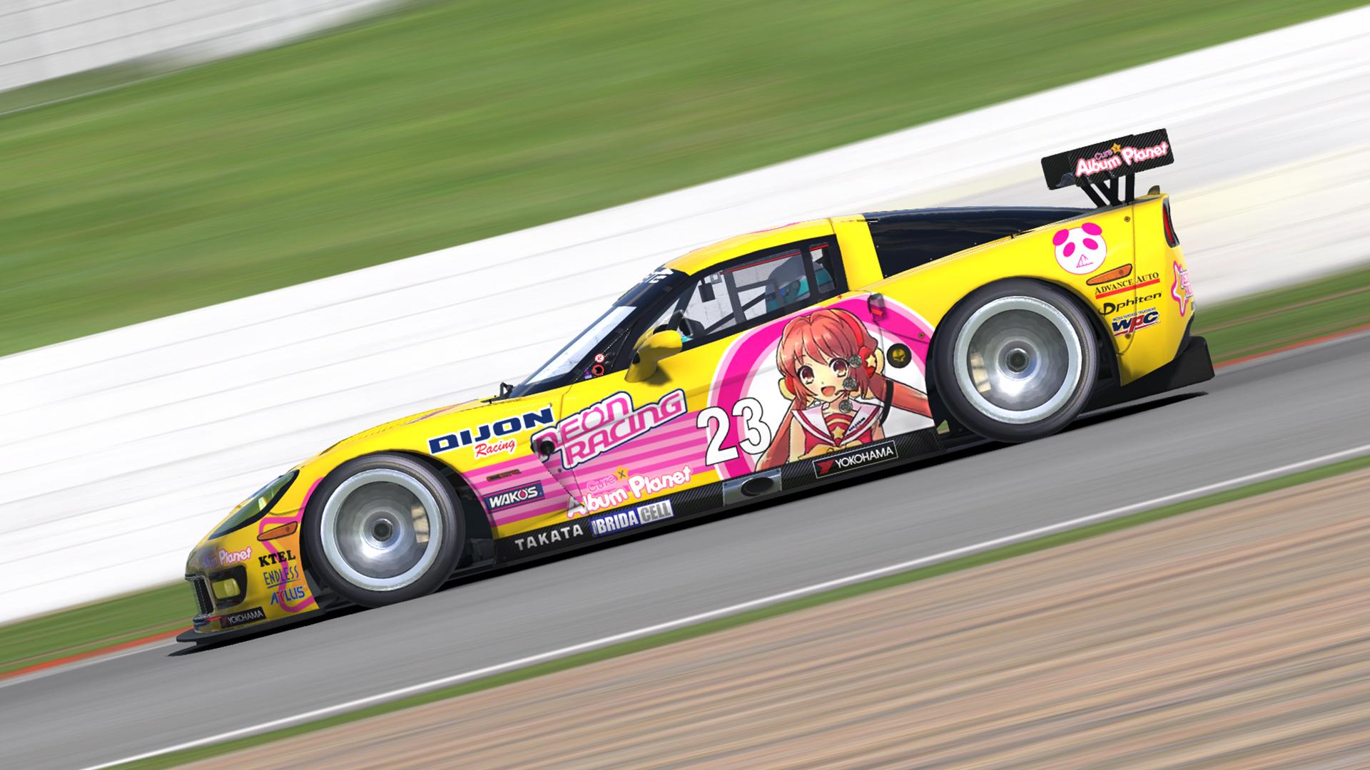 Dijon Racing Callaway Corvette Z06R (Yellow) (Super GT) [Itasha] by ...