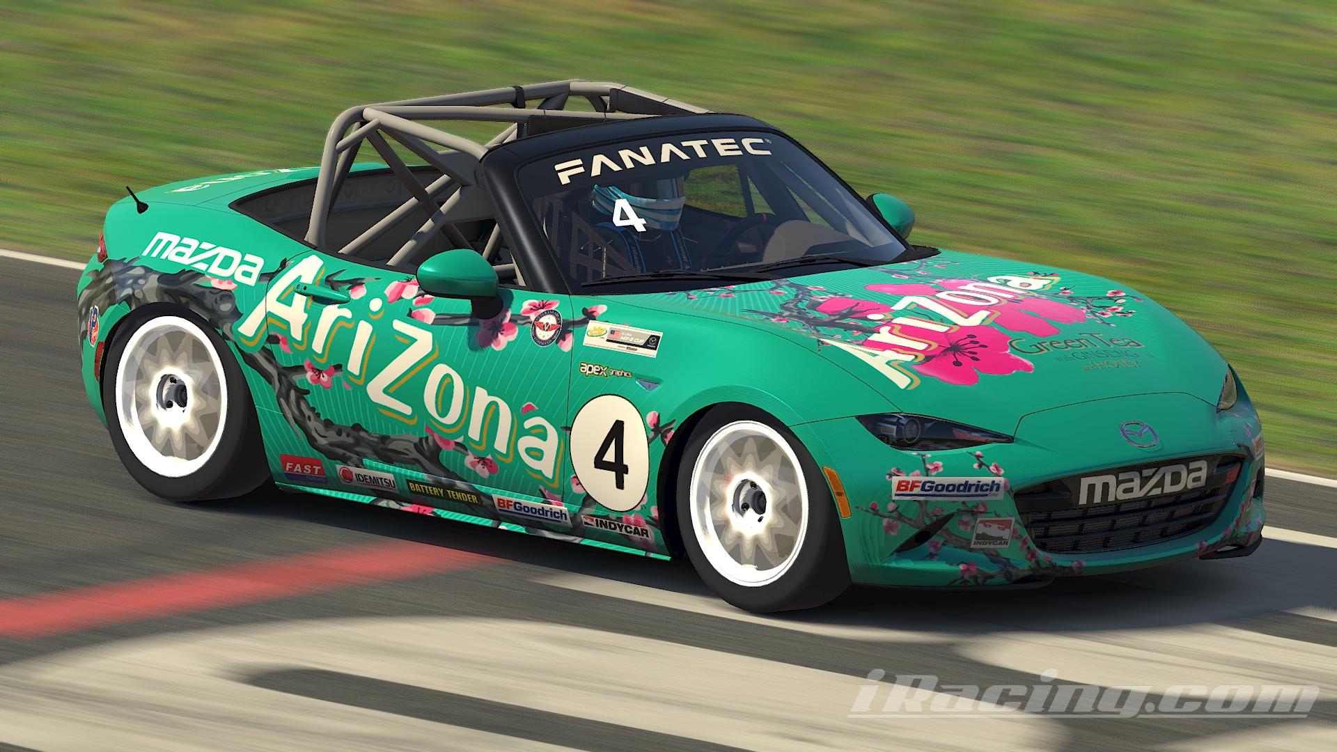 AriZona Green Tea MX-5 by Steven Merzlak - Trading Paints