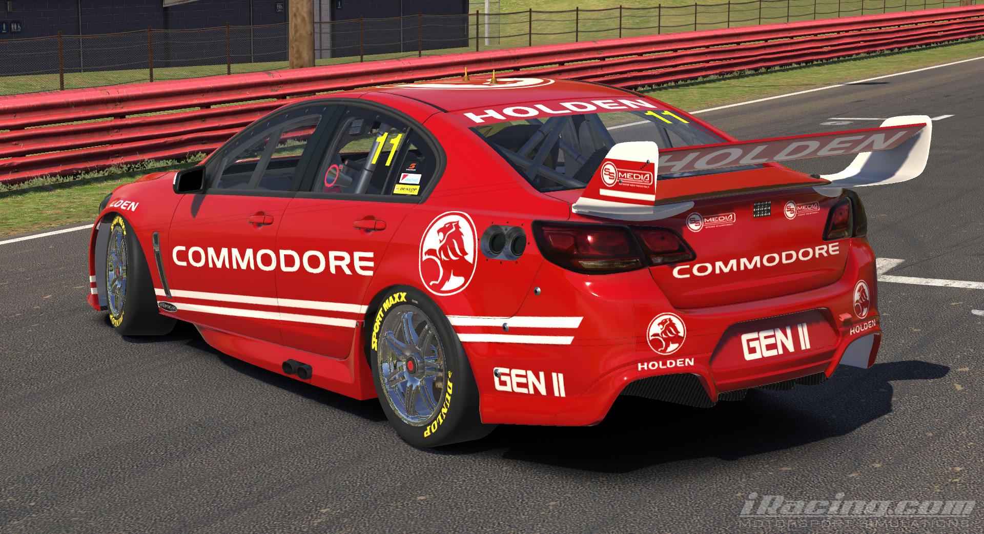 Gen II Red Commodore 2017 over VF Commodore V8 Supercar by Ian Holt ...