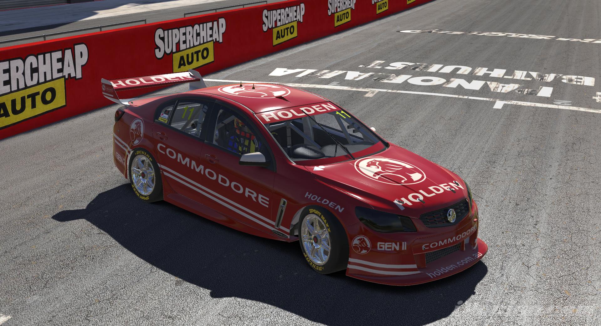 Gen II Red Commodore 2017 over VF Commodore V8 Supercar by Ian Holt ...
