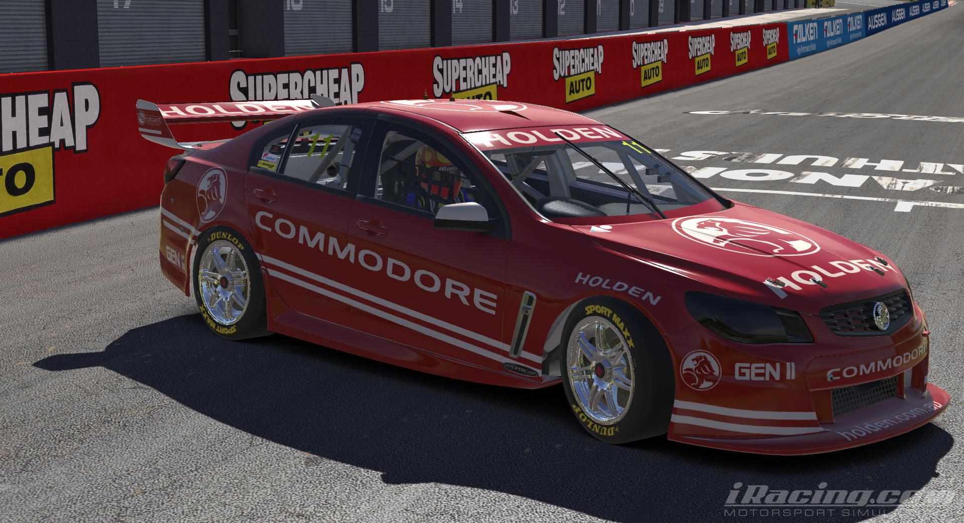 Gen II Red Commodore 2017 over VF Commodore V8 Supercar by Ian Holt ...